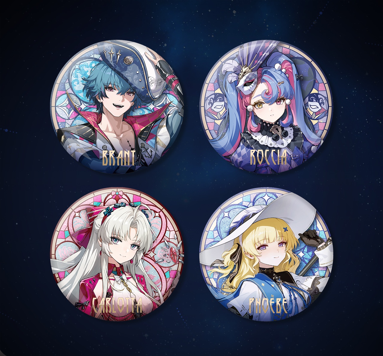 Arcane Reflections Tin Badge | Yogoods x Wuthering Waves