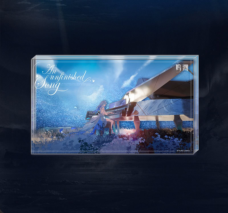 An Unfinished Song Themed Acrylic Quicksand Block | Yogoods x Wuthering ...