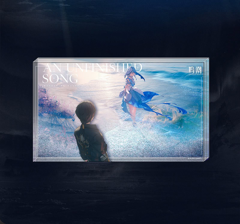 An Unfinished Song Themed Acrylic Quicksand Block | Yogoods x Wuthering ...