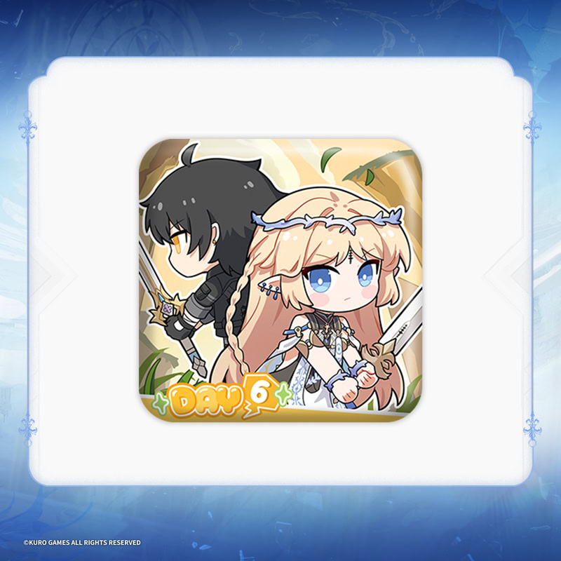 Cartethyia Theme Chibi Tin Badge | Yogoods x Wuthering Waves