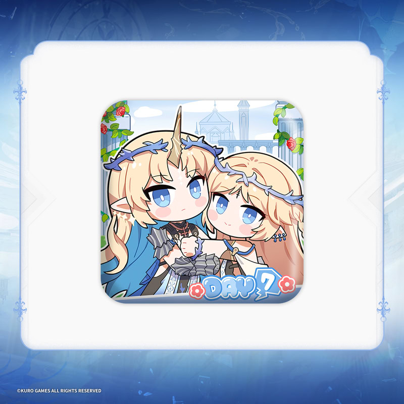 Cartethyia Theme Chibi Tin Badge | Yogoods x Wuthering Waves