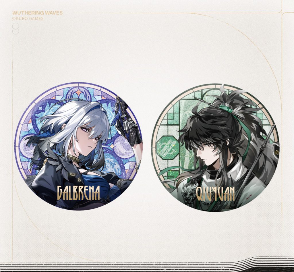 Cartethyia Theme Chibi Tin Badge | Yogoods x Wuthering Waves
