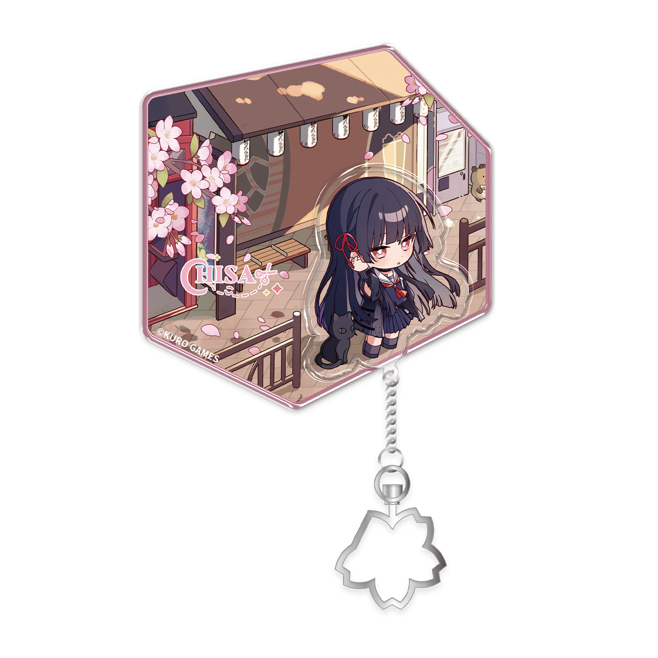 Wuthering Waves Resonator Themed Chibi Chisa Acrylic Fridge Magnet ...