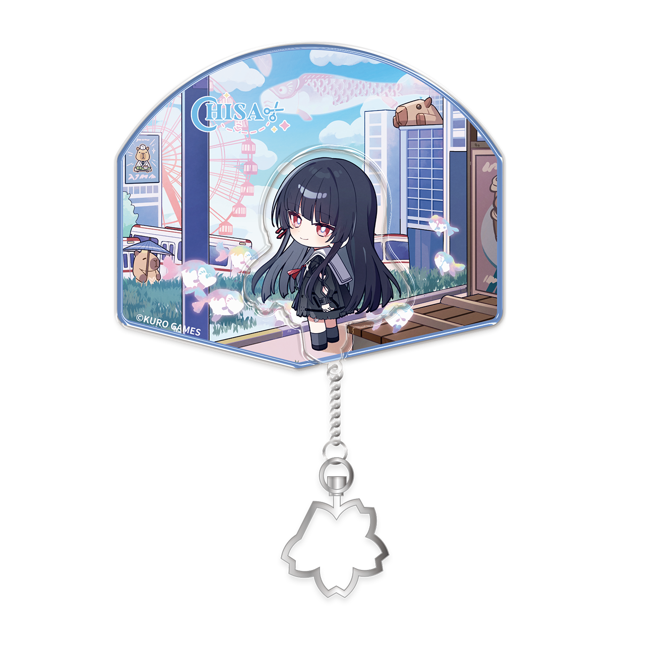Wuthering Waves Resonator Themed Chibi Chisa Acrylic Fridge Magnet ...