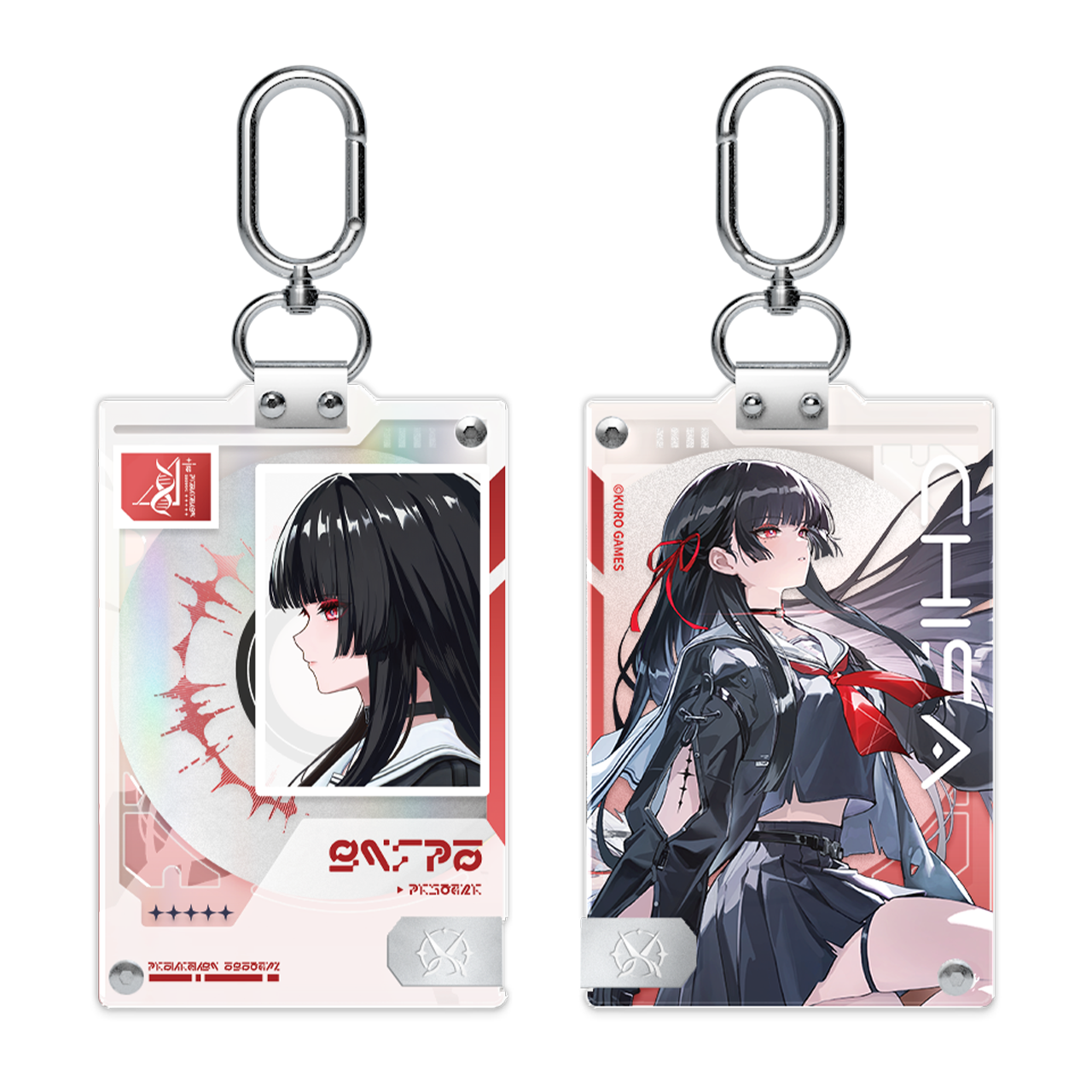 Wuthering Waves Entry Permit Series ID Card Keychain - Wutheringwaves.shop