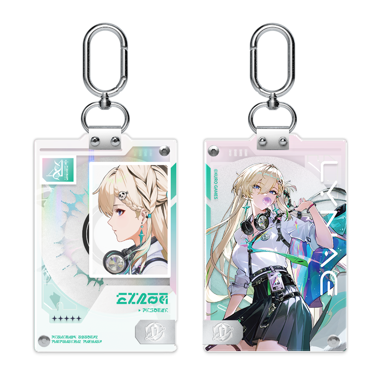 Wuthering Waves Entry Permit Series ID Card Keychain - Wutheringwaves.shop