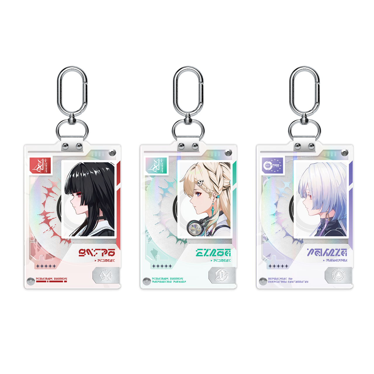 Wuthering Waves Entry Permit Series ID Card Keychain - Wutheringwaves.shop